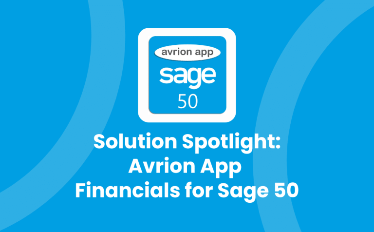 Solution Spotlight: Avrion App Financials for Sage 50