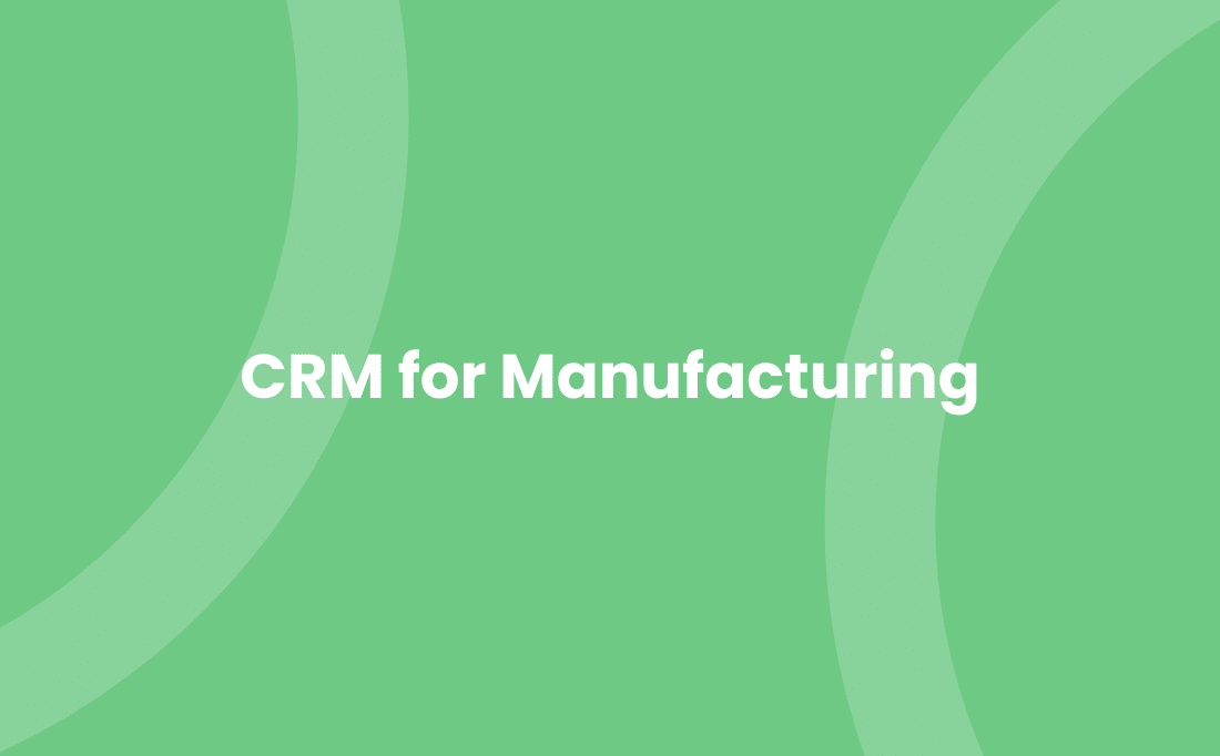 CRM for Manufacturing - Avrion CRM