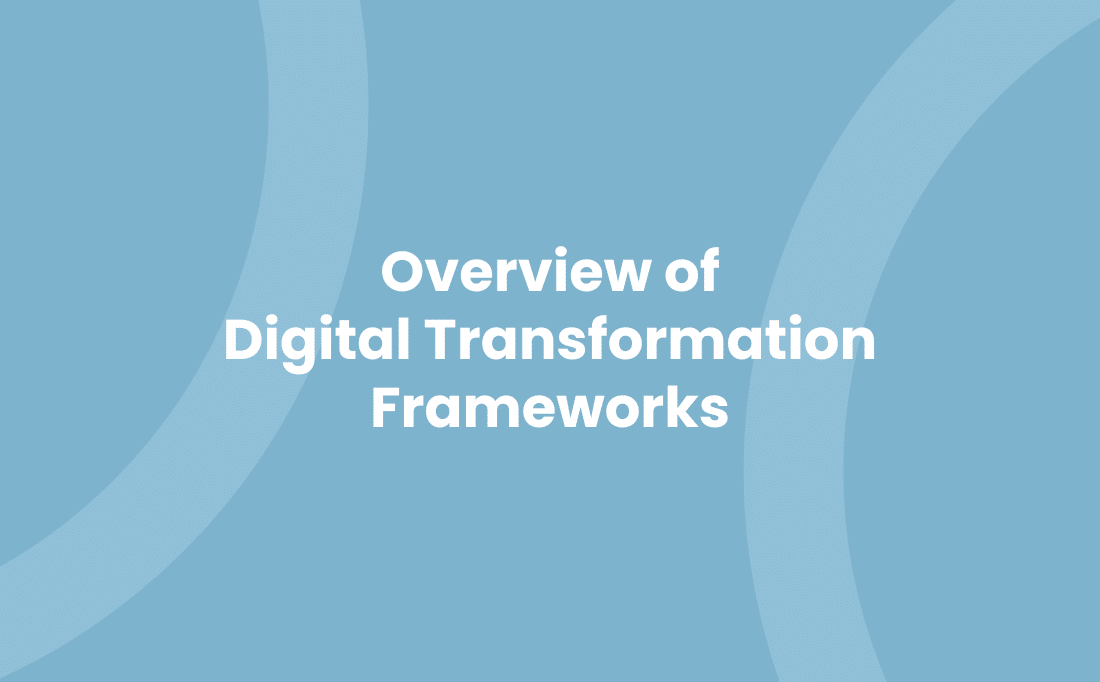 Overview Of Digital Transformation Frameworks Avrion Crm