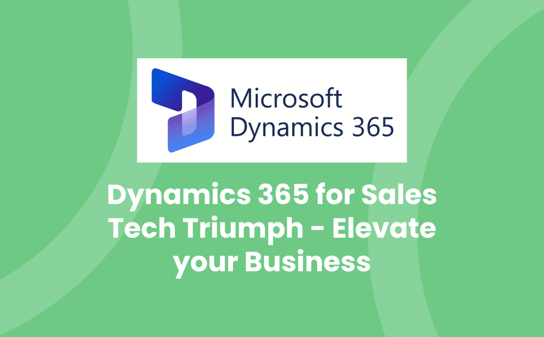 Dynamics 365 for Sales tech triumph with Avrion - Avrion